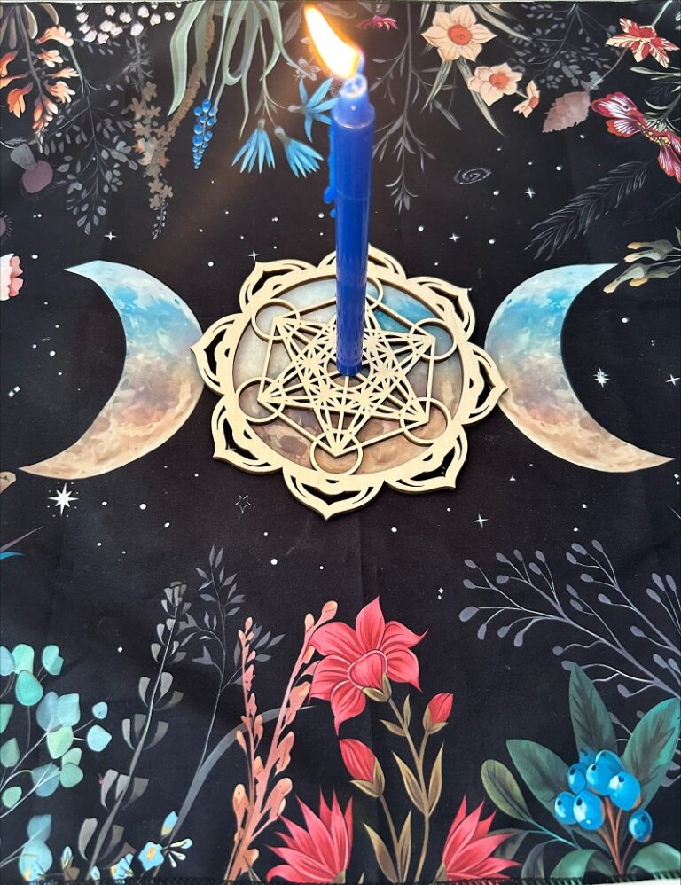 El significado espiritual de las velas azules: Serenidad y magia