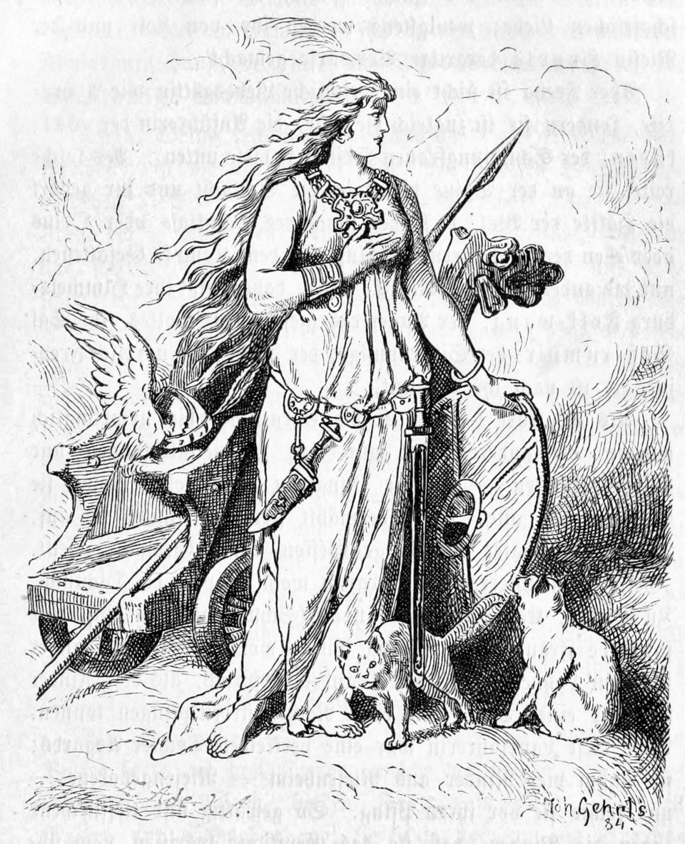 Goddess Freyja: Family, Folklore & Symbols