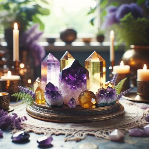 Amethyst Crystal Combinations: Positive & Other Stones