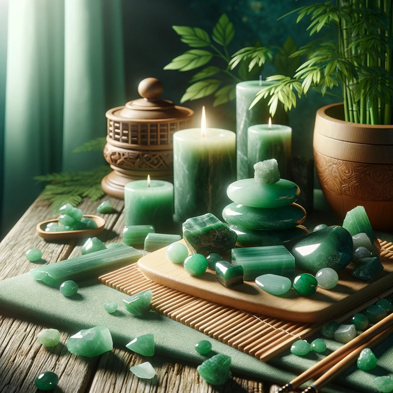 105 Positive Affirmations for Jade: Crystal Work