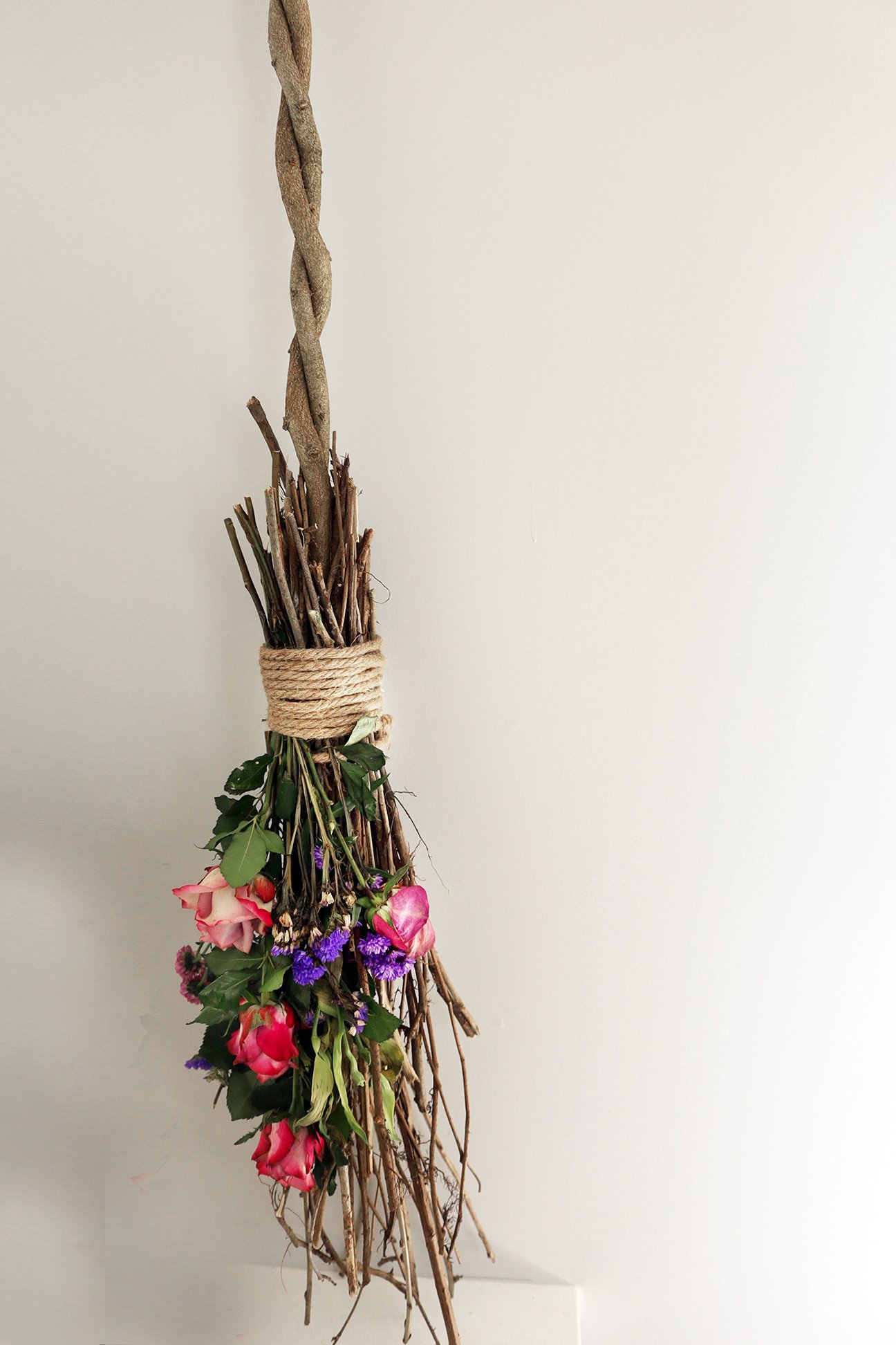 Floral Besom: How to Make a Witch's Broom